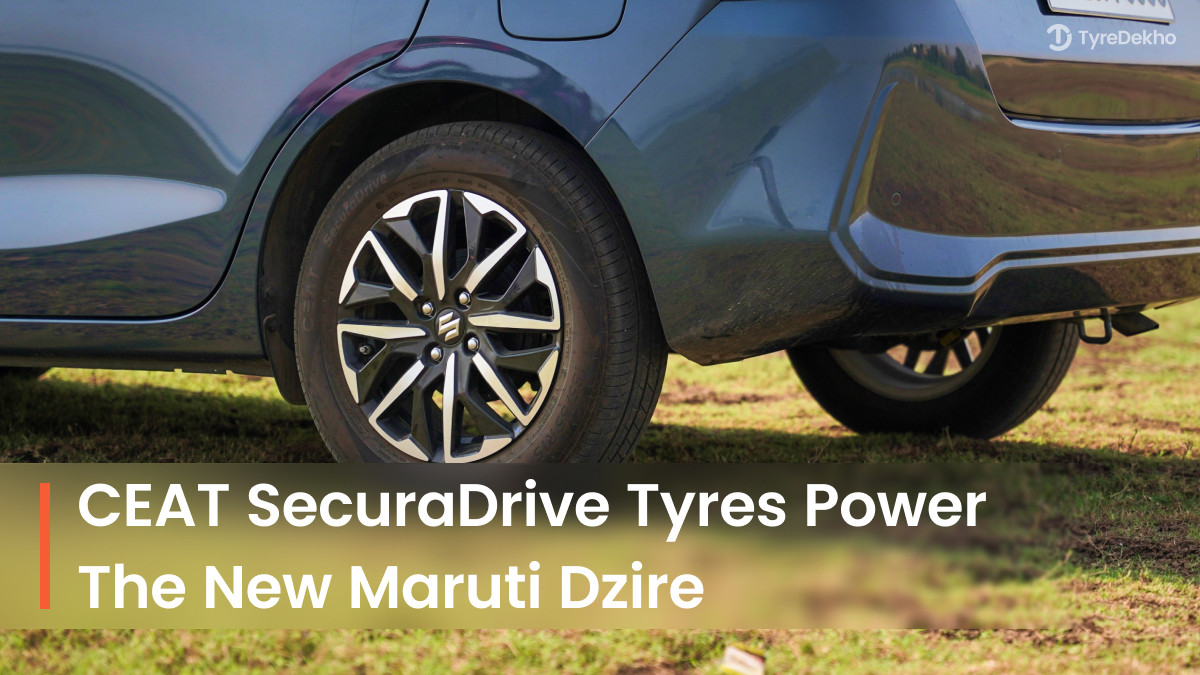 CEAT SecuraDrive Tyres Power the New Maruti Dzire