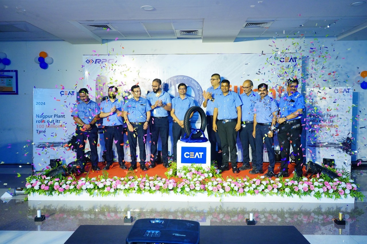 CEAT Tyres Nagpur Plant Acheives Major Milestone Rolls Out 100 ...
