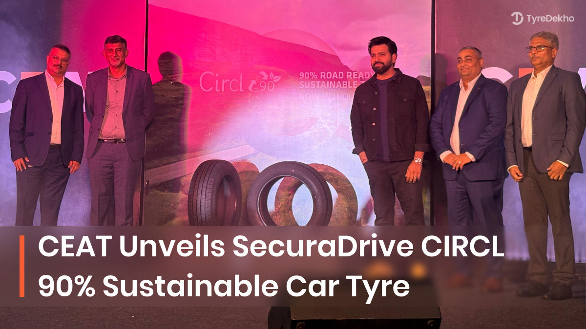 CEAT Unveils SecuraDrive CIRCL – 90% Sustainable Car Tyre