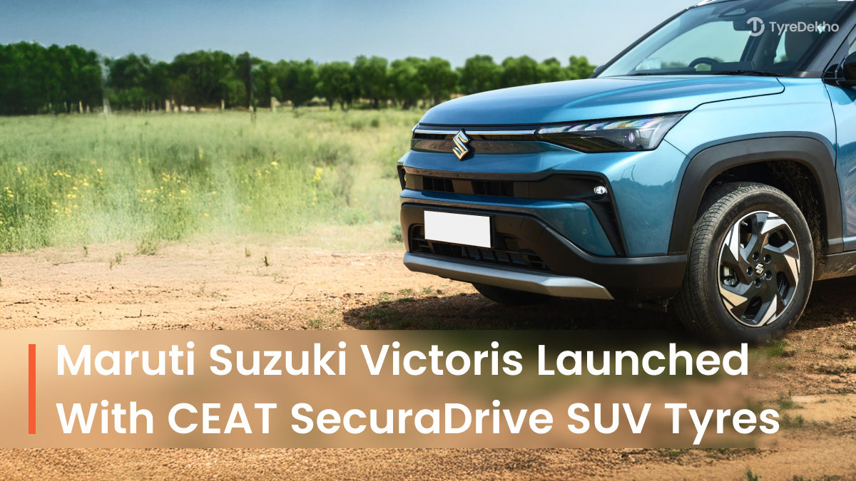 Maruti Suzuki Victoris Launched With CEAT SecuraDrive SUV Tyres